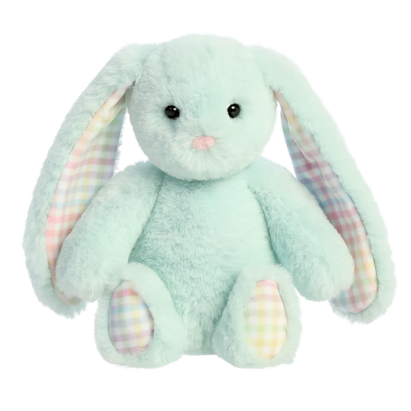 Petite Vous Millie the Rainbow Gingham Bunny Plush Mint – The Coffee Apple