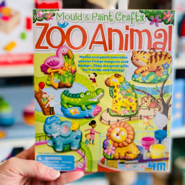 Zoo Animal Mould & Paint Crafts – The Coffee Apple